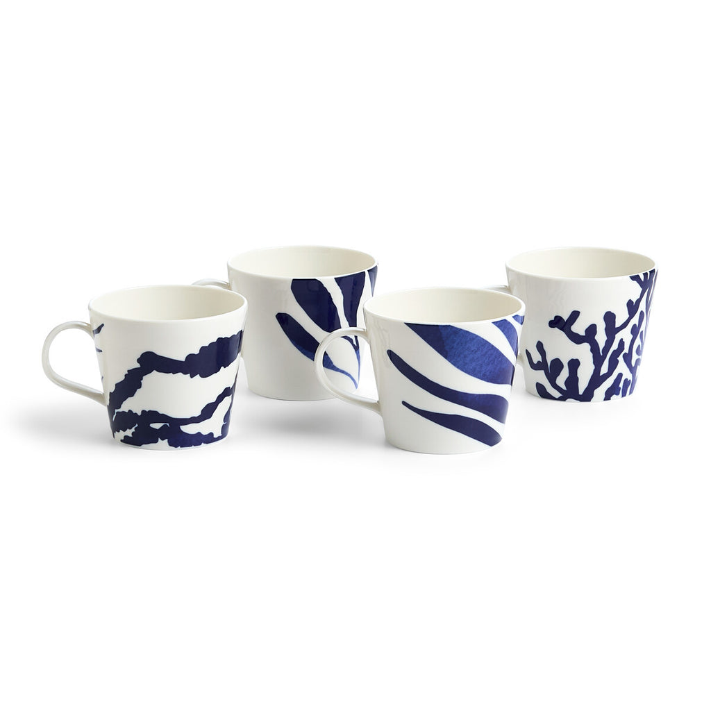 Royal Doulton Pacific Anniversary Mug Mixed Pattern 400ml (Set of 4 ...