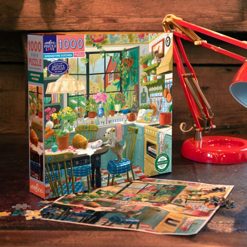 eeBoo Spring Time Kitchen Puzzle 1000 Piece | Minimax