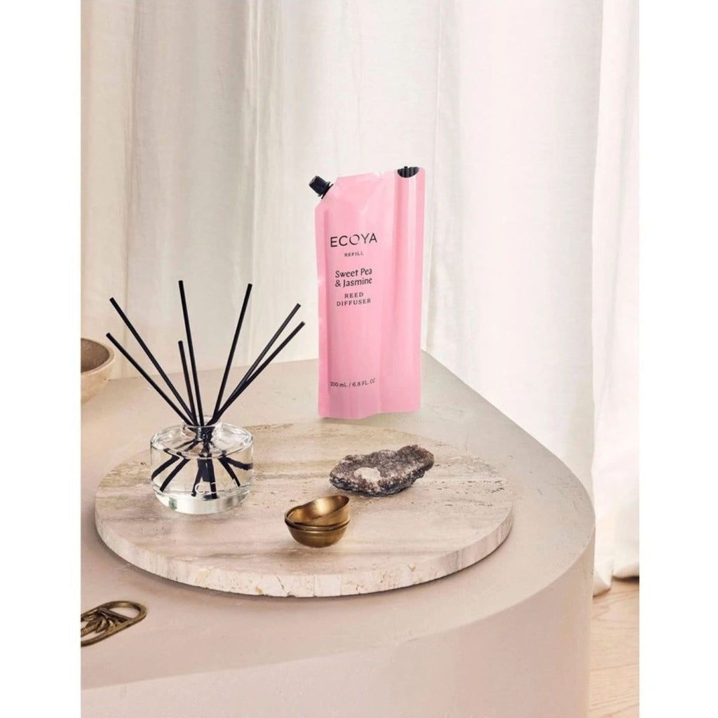 Ecoya Sweet Pea & Jasmine Diffuser Refill 200ml | Minimax