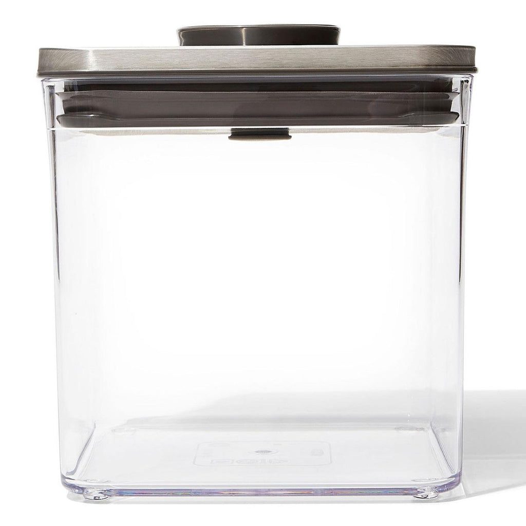 OXO POP 2.0 Steel Big Square Short Container 2.6L | Minimax