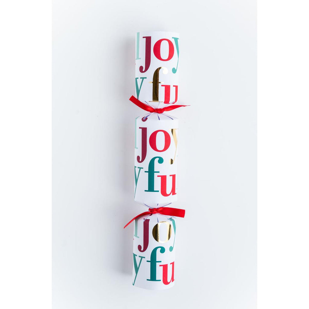 Mistletoe & Merry Festive Joyful Crackers 30cm (Set of 12) | Minimax