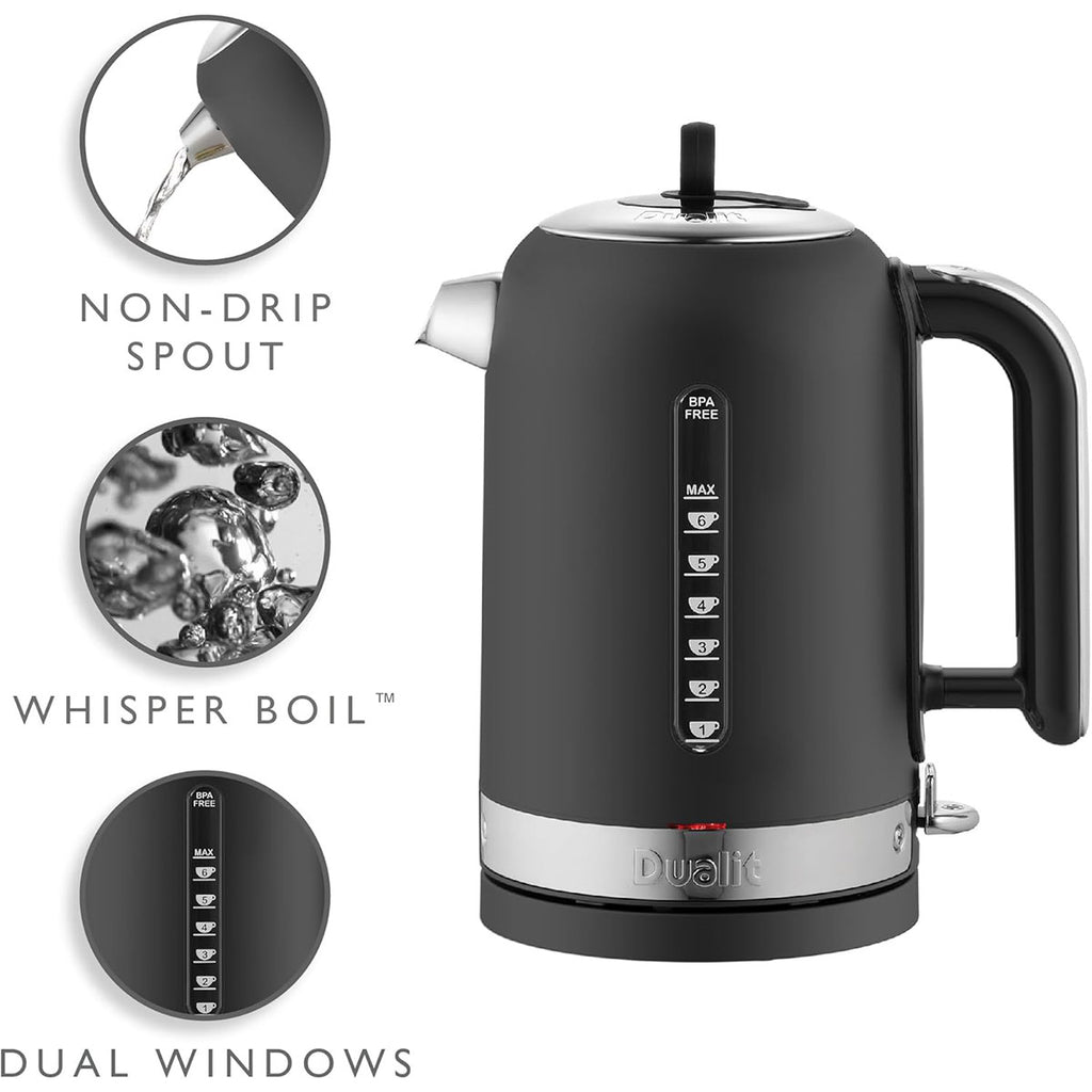 Dualit Classic Kettle Matte Black 1.7L | Minimax