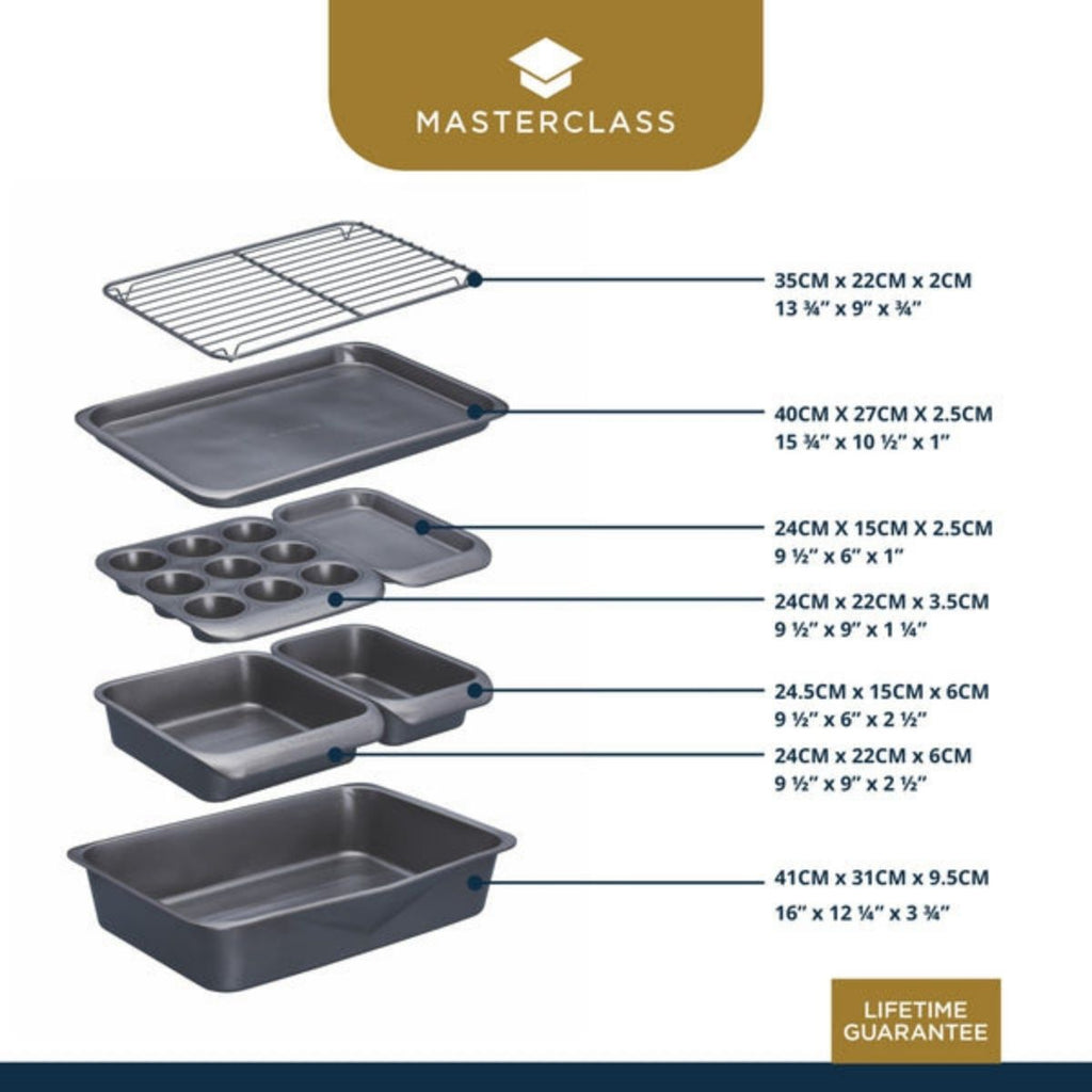 MasterClass Smart Space Bakeware Set 7 Piece | Minimax