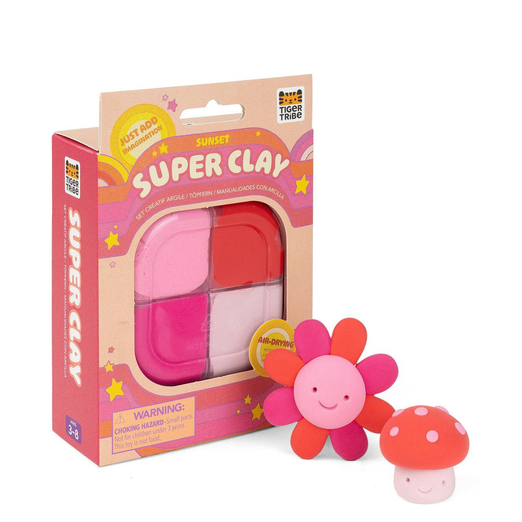Tiger Tribe Super Clay Sunset Pink + Red | Minimax
