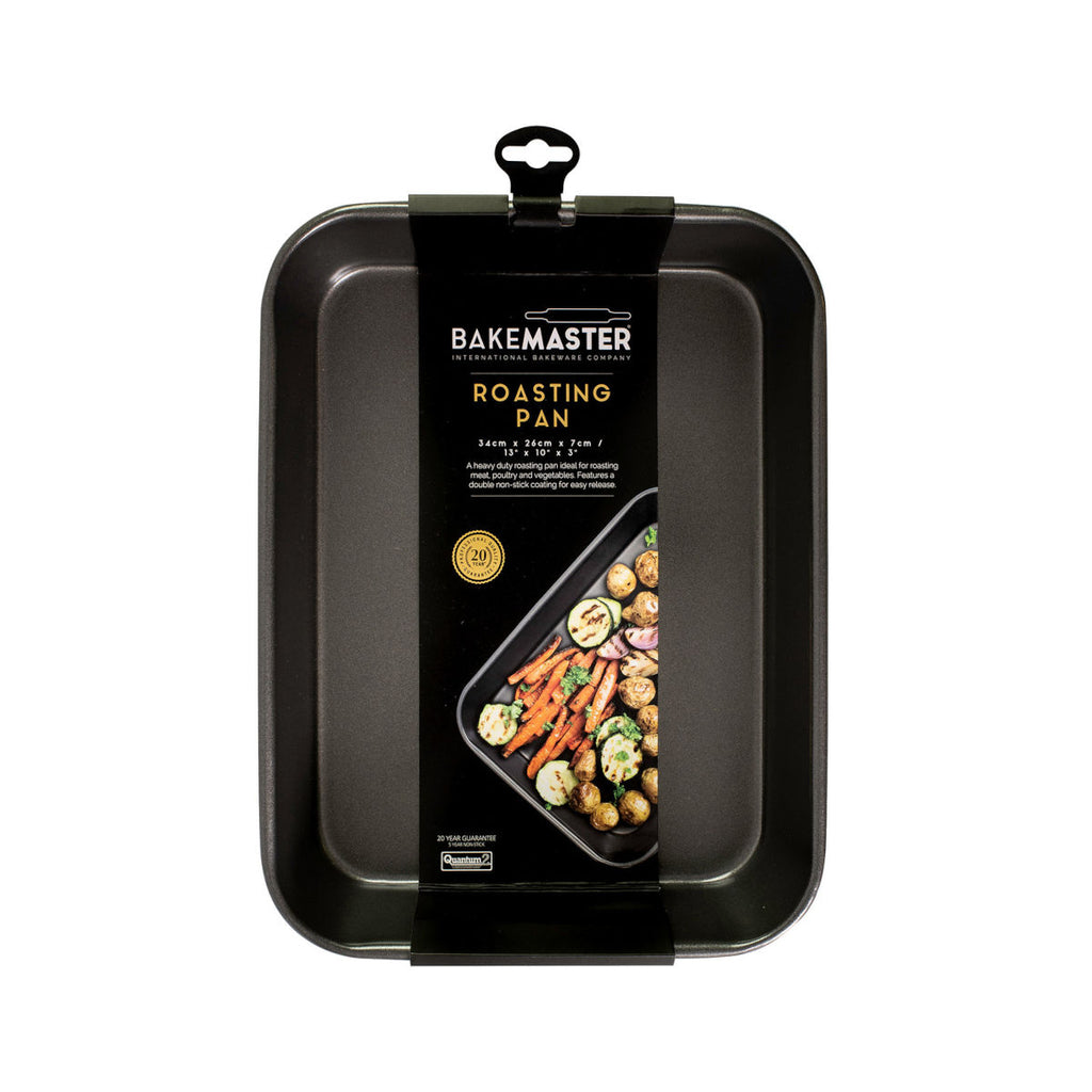 Bakemaster Deep Roasting Pan Medium 34x26x7cm | Minimax