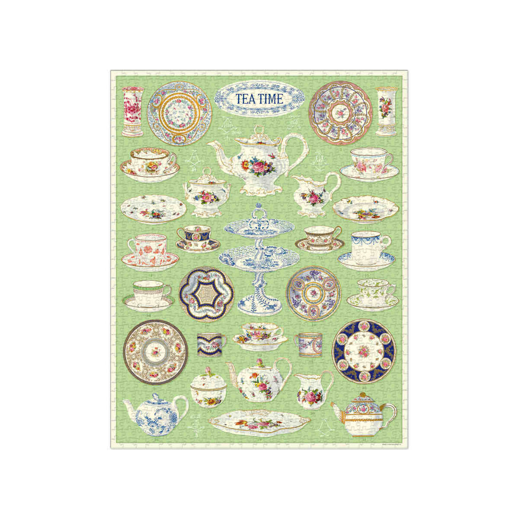 Cavallini & Co Tea Time 1000 Pc Vintage Puzzle | Minimax
