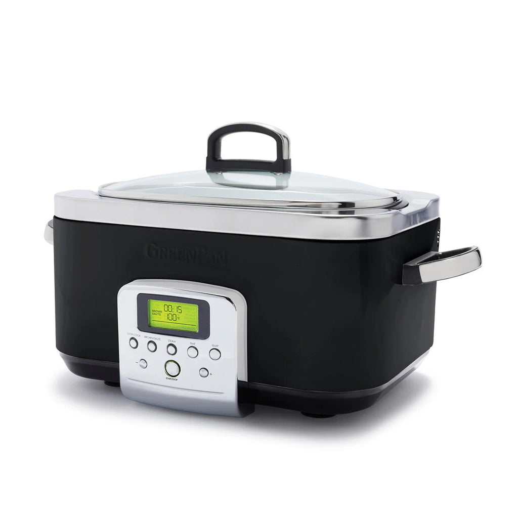 GreenPan Elite Slow Cooker Black 6L | Minimax