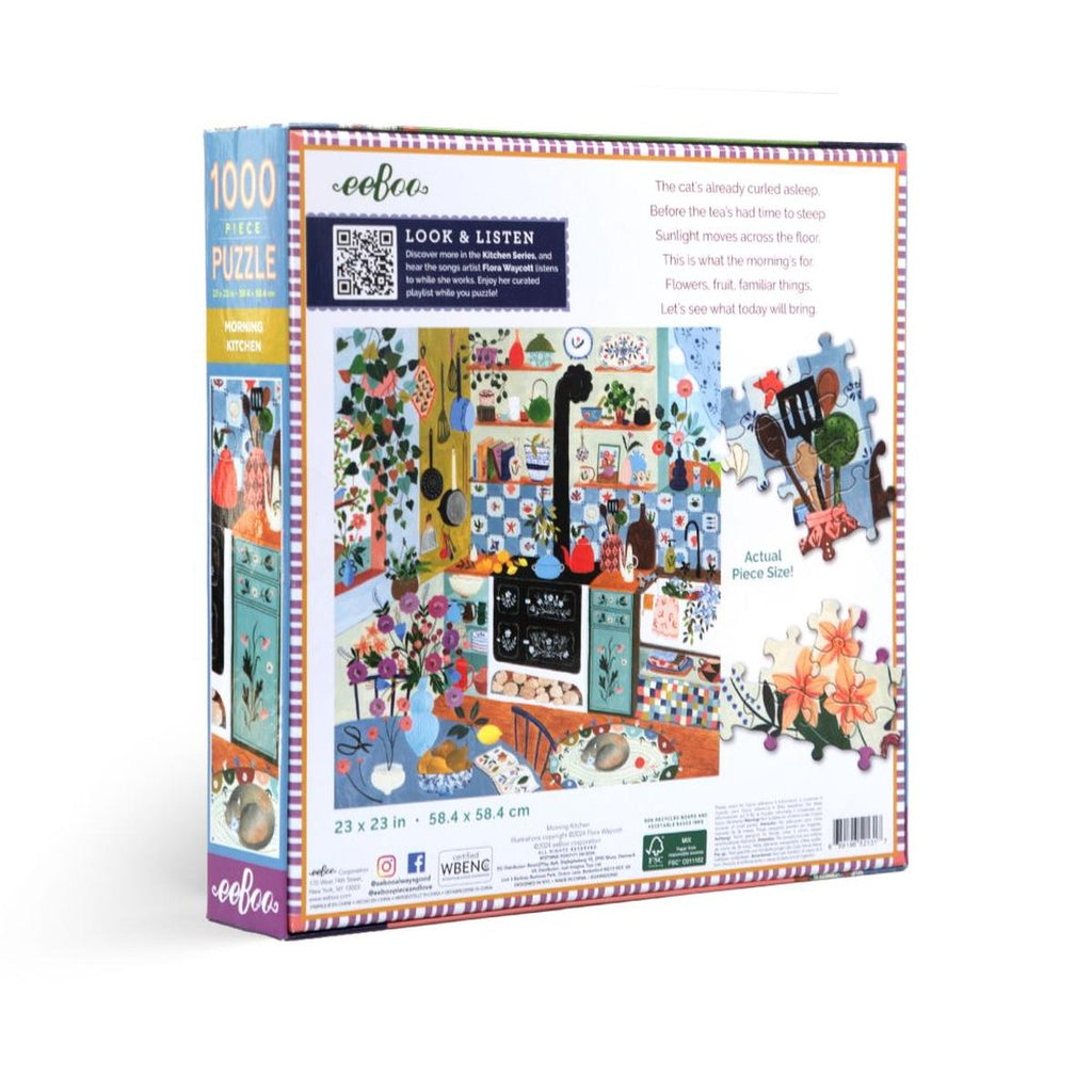 eeBoo Morning Kitchen Puzzle 1000 Piece | Minimax