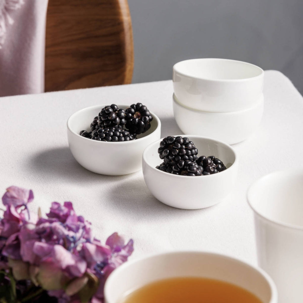 Ecology Canvas Sauce Bowls White 7cm (Set of 4) | Minimax