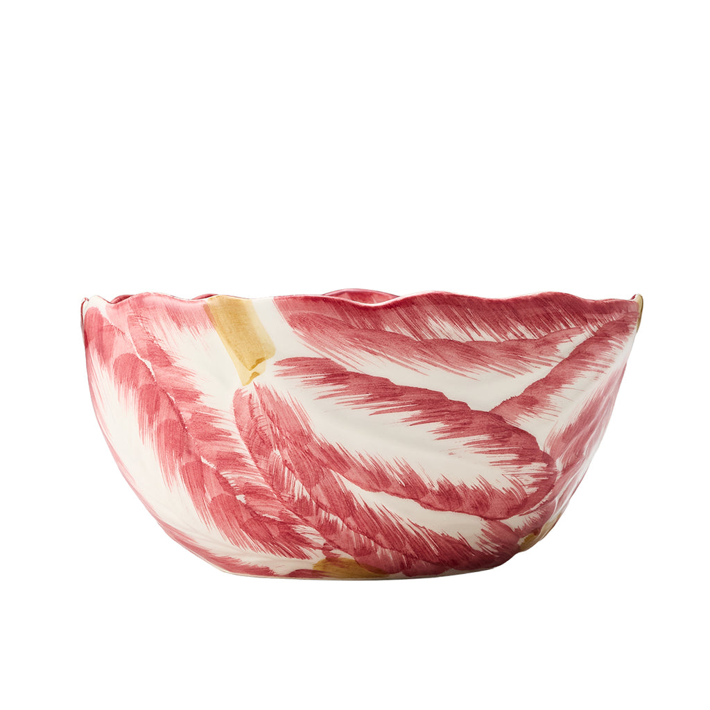La Ceramica Radicchio Round Bowl Red 26x8.5cm | Minimax