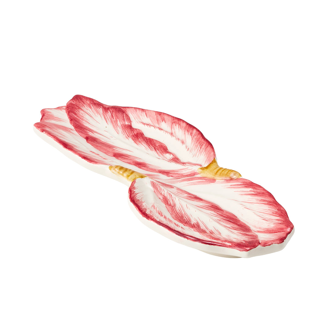 La Ceramica Radicchio Oval Spoon Rest Red 26x10cm | Minimax