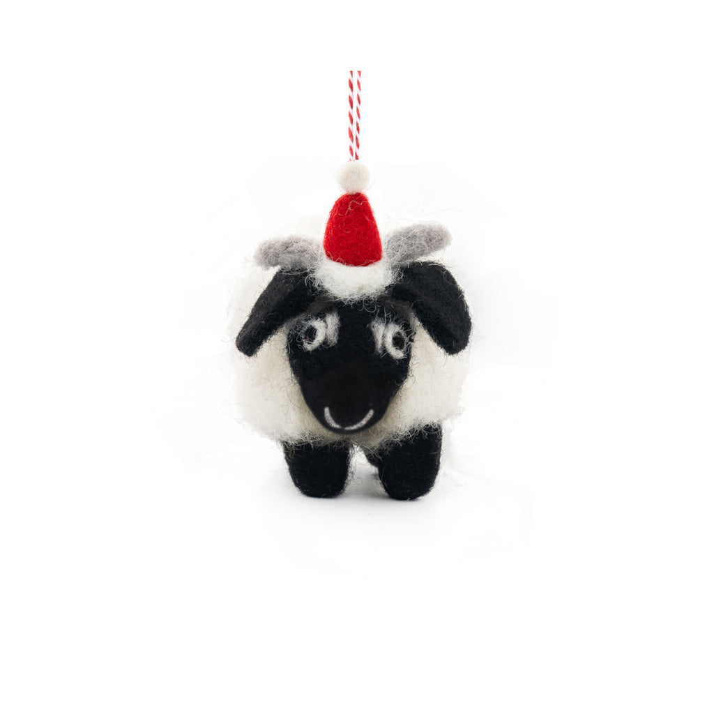 Felt Black Face Sheep Decoration | Minimax