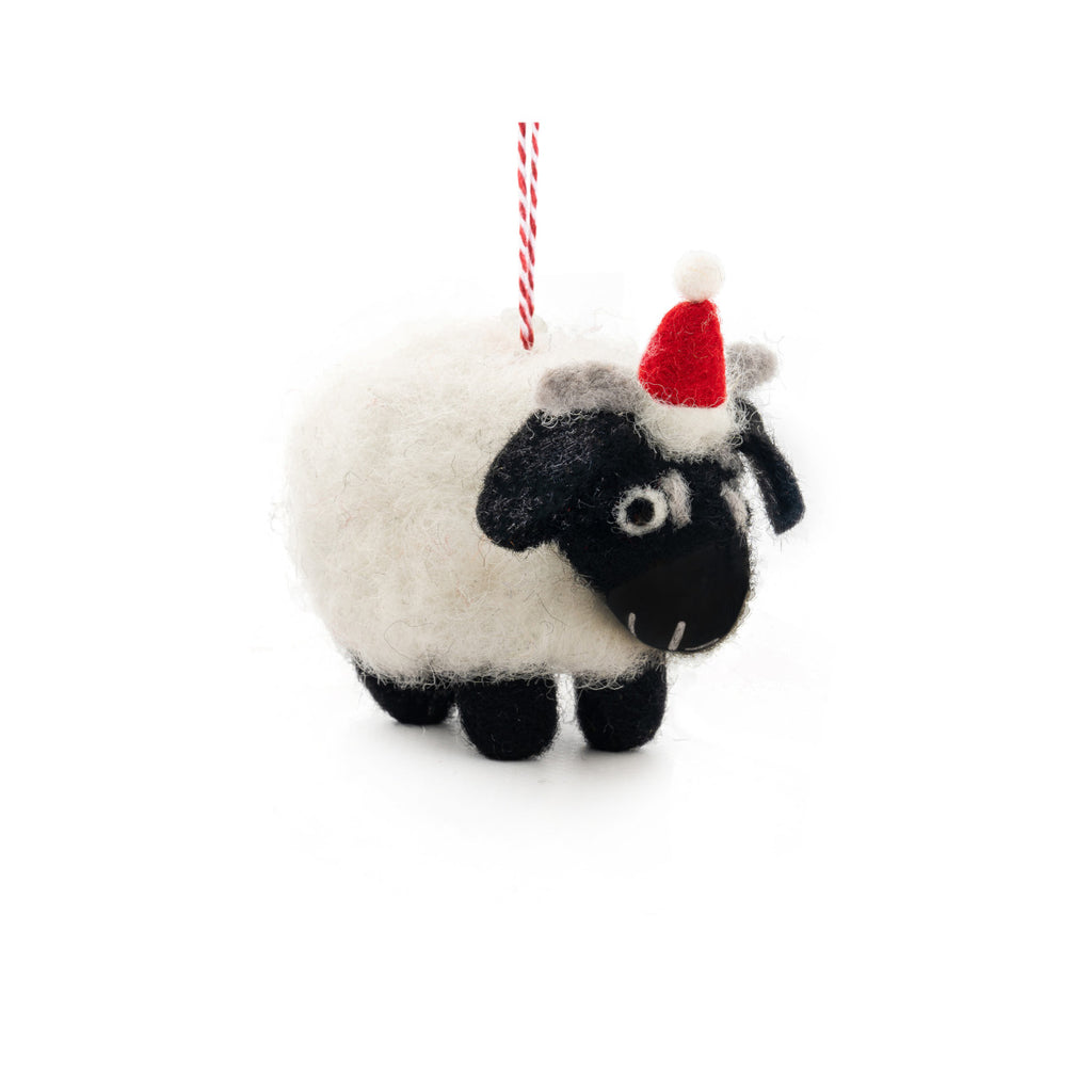 Felt Black Face Sheep Decoration | Minimax