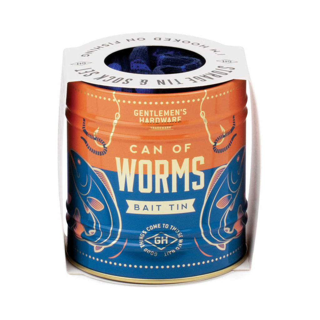 Gentlemen's Hardware Can of Worms Tin Socks | Minimax