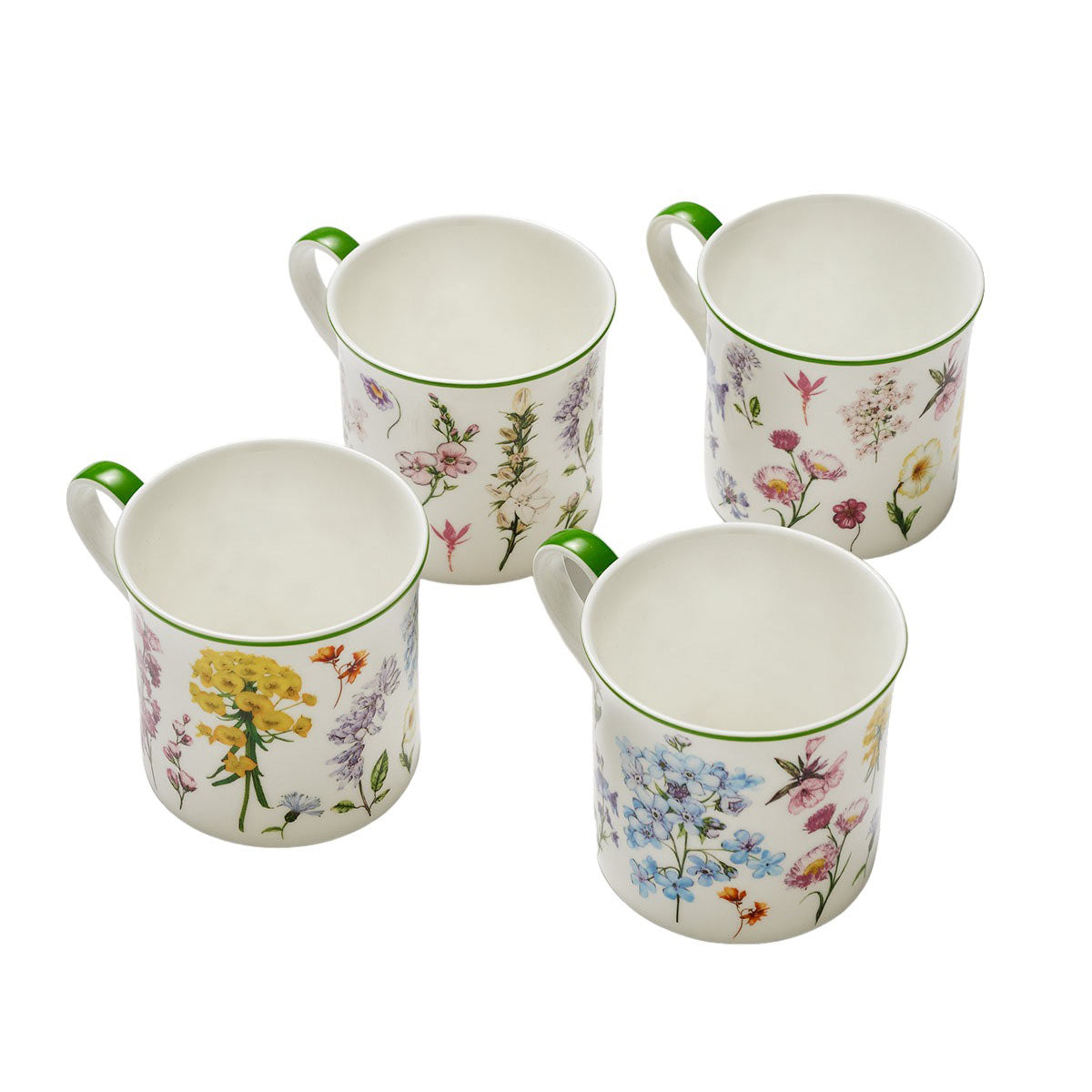 Heritage Meadowtime Fine Bone China Mugs 300ml (Set of 4) | Minimax