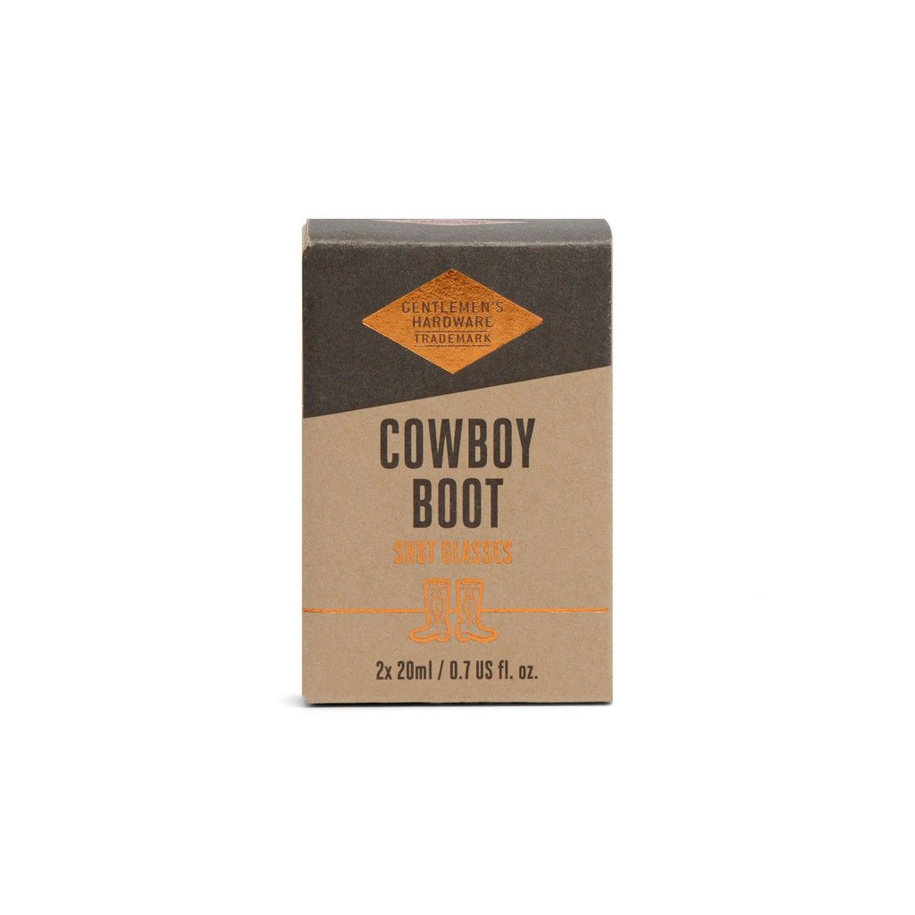 Gentlemen's Hardware Cowboy Boot Shot Glass Set of 2 | Minimax