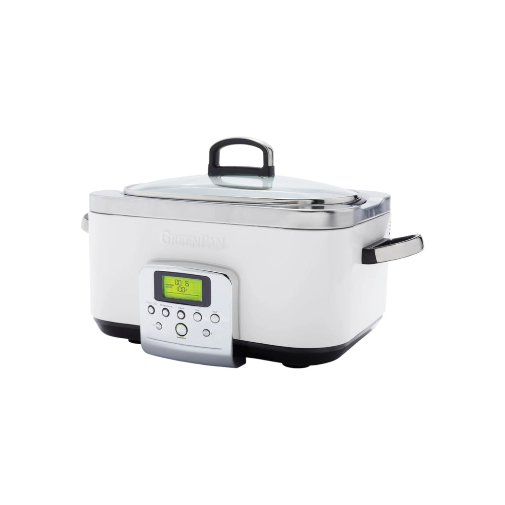 GreenPan Elite Slow Cooker Cloud Cream 6L | Minimax