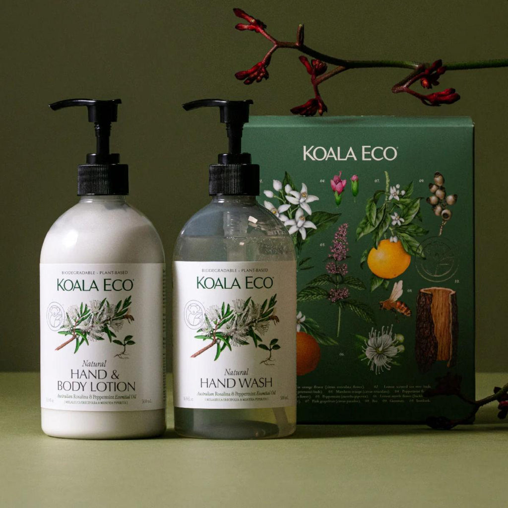 Koala Eco Rosalina & Peppermint Essential Oil Hand Care Gift Collection ...