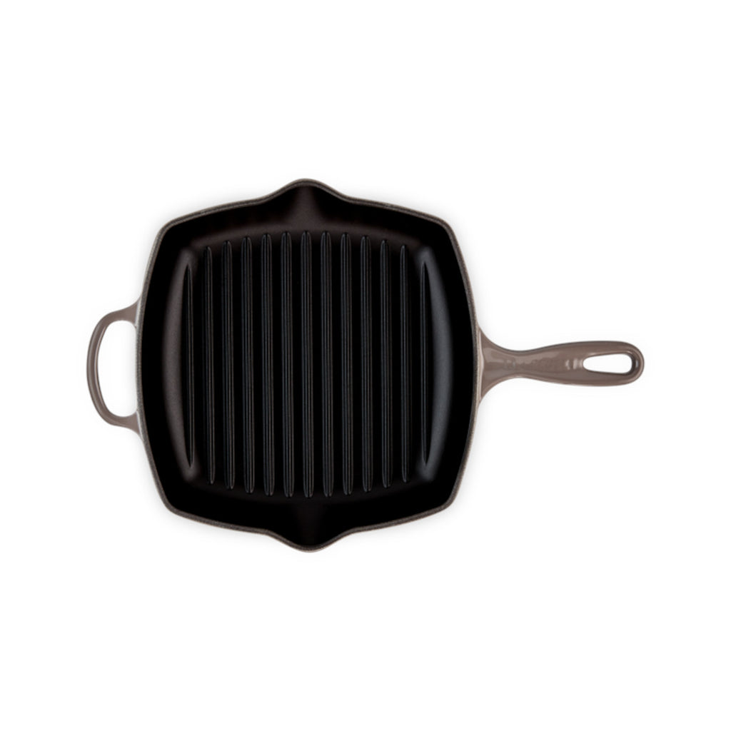 Le Creuset Signature Cast Iron Square Grillit Flint 26cm | Minimax
