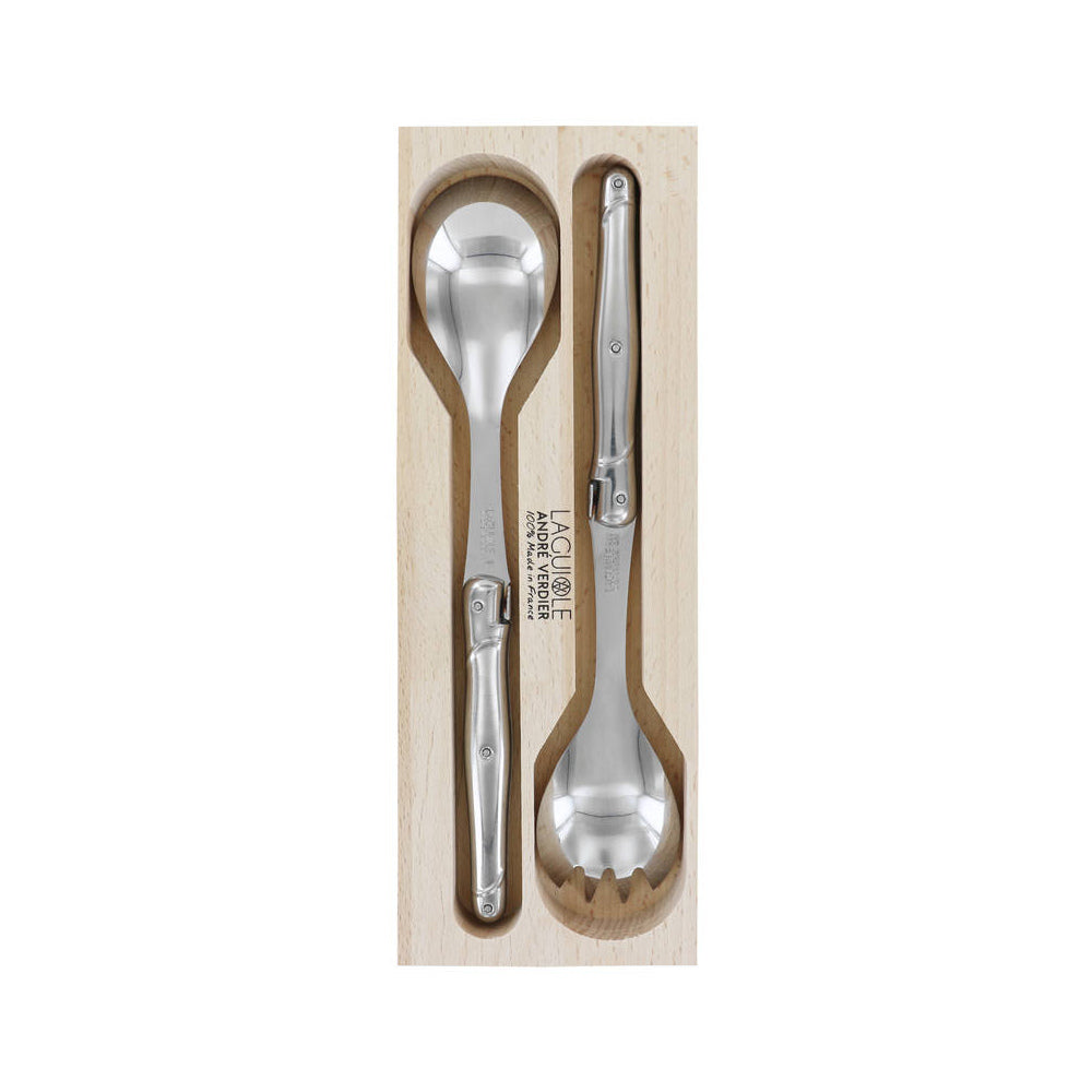 Laguiole Andre Verdier Stainless Steel Salad Set 2 Piece | Minimax