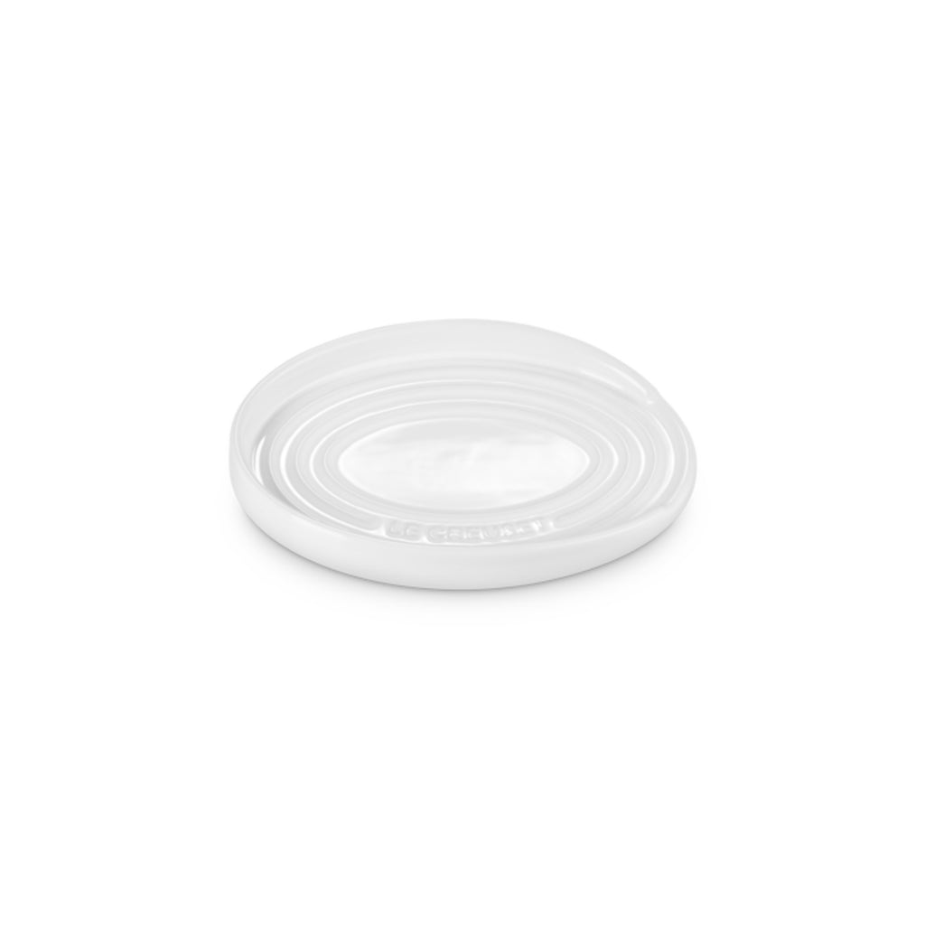 Le Creuset Stoneware Oval Spoon Rest White | Minimax