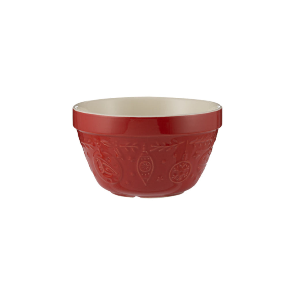 Mason Cash Merry & Bright Pudding Basin Red 900ml | Minimax