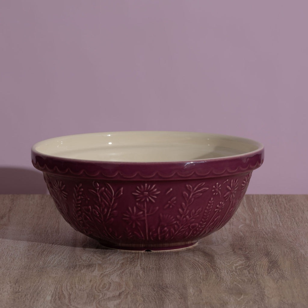 Mason Cash In the Meadow Daisy Mixing Bowl Purple 26cm (2.7L) | Minimax