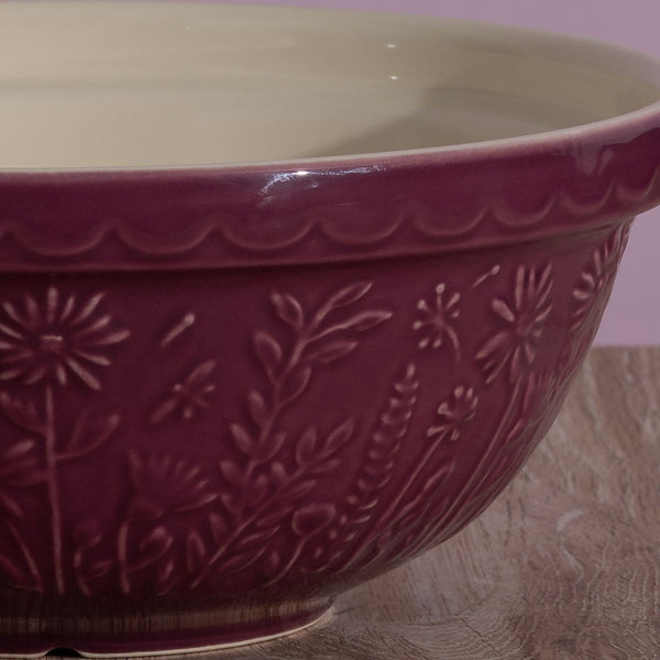 Mason Cash In the Meadow Daisy Mixing Bowl Purple 26cm | Minimax