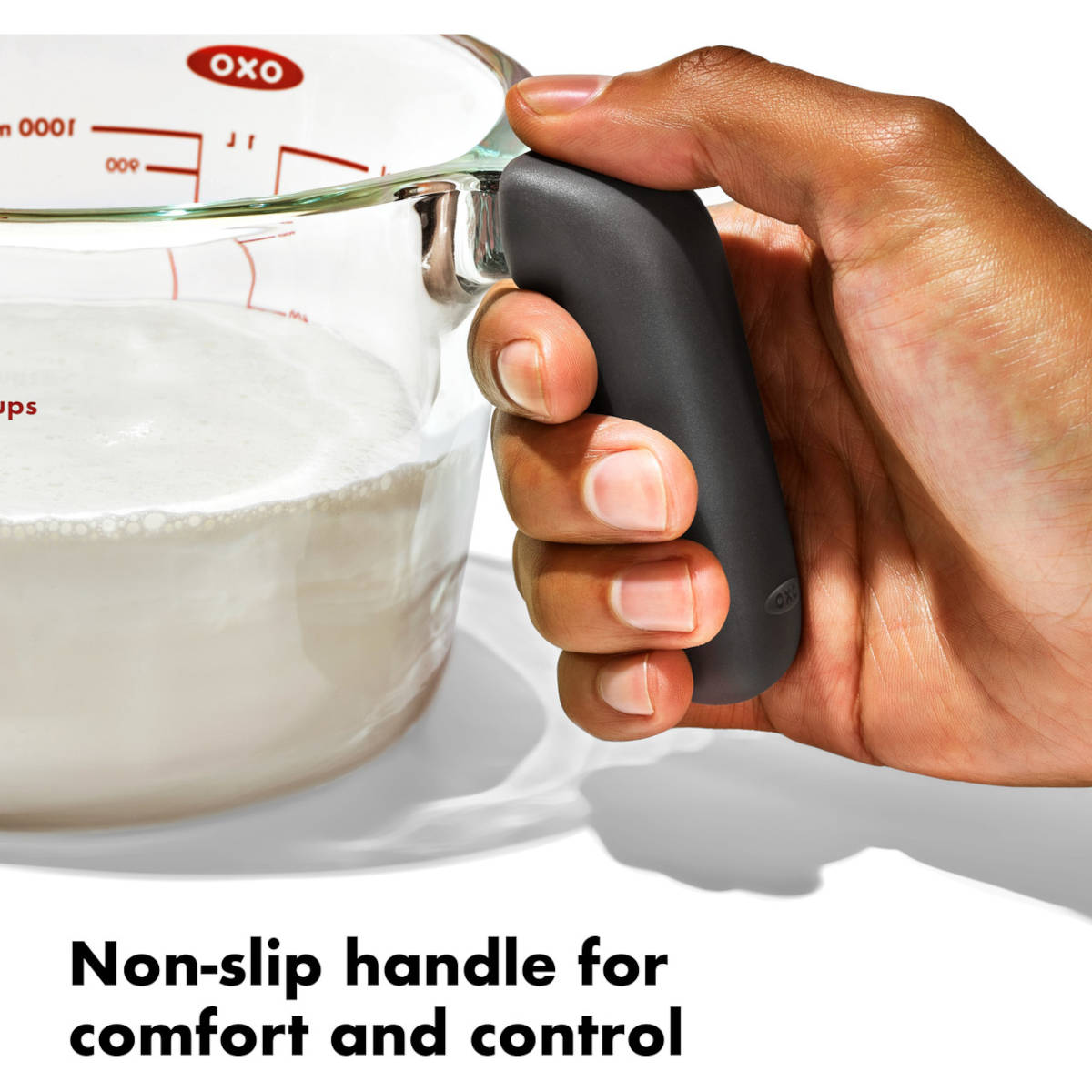 OXO Good Grips Glass Measuring Cup with Lid 500ml (2 Cups) | Minimax