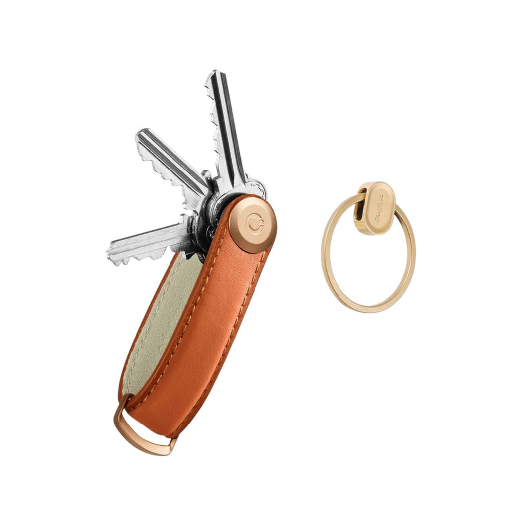 Orbitkey Key Ring V2 Gift Set Cognac/Tan | Minimax