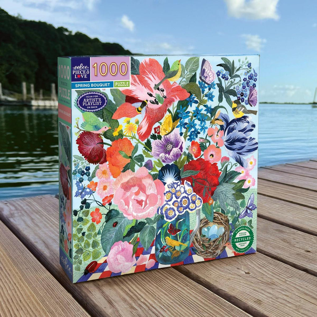eeBoo Spring Bouquet Puzzle 1000 Piece | Minimax