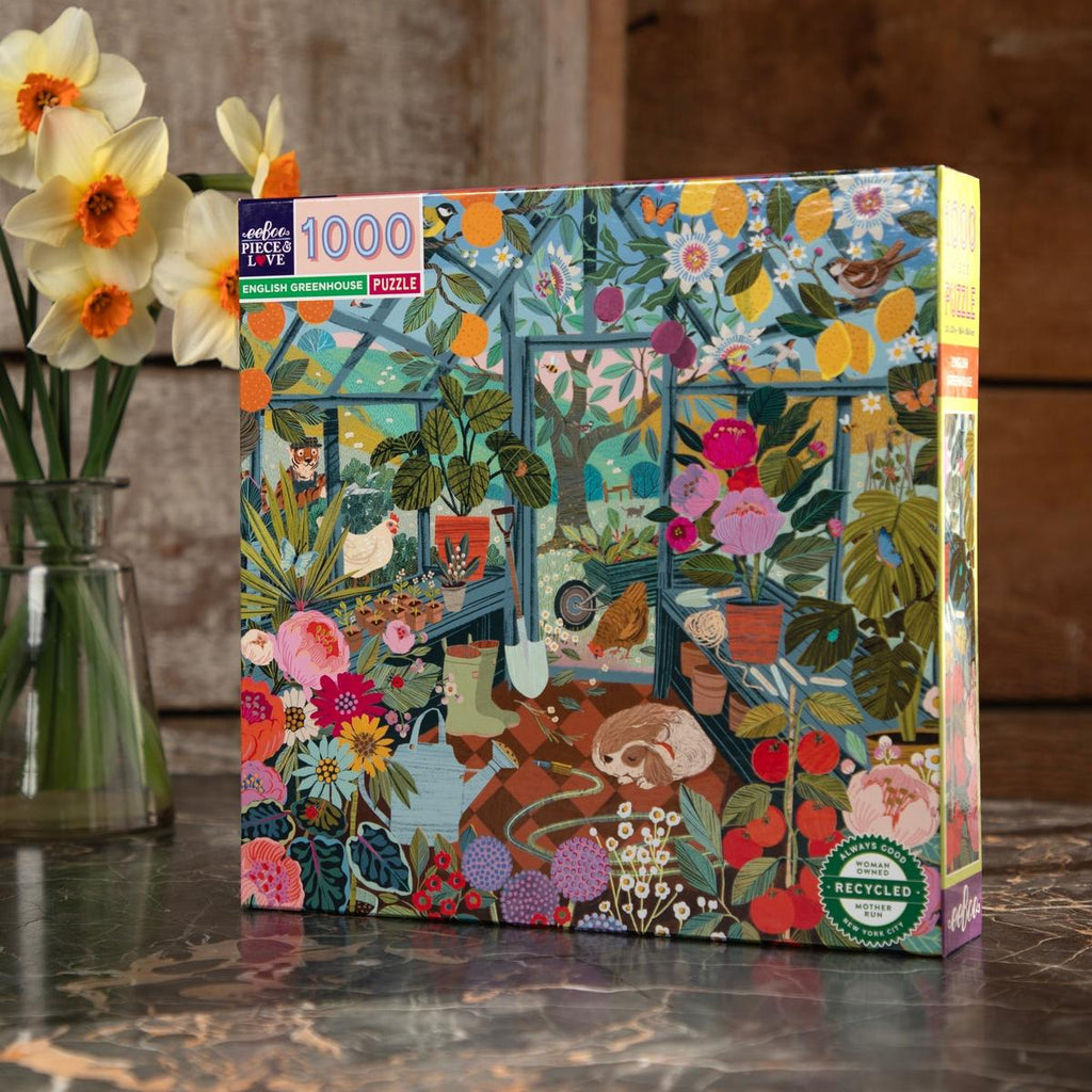 eeBoo English Greenhouse Puzzle 1000 Piece | Minimax