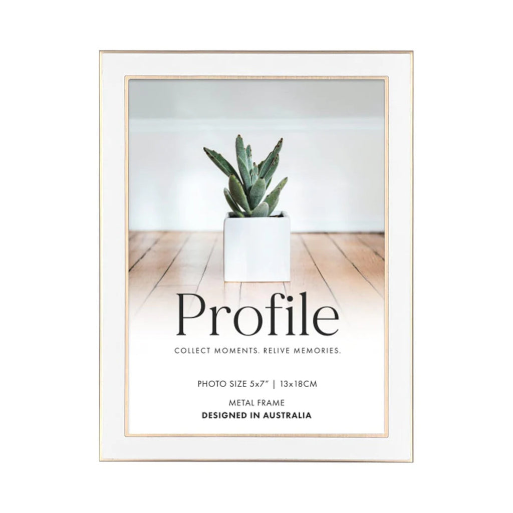 Profile Gold Frame Eternal White and Rose 13x18cm | Minimax