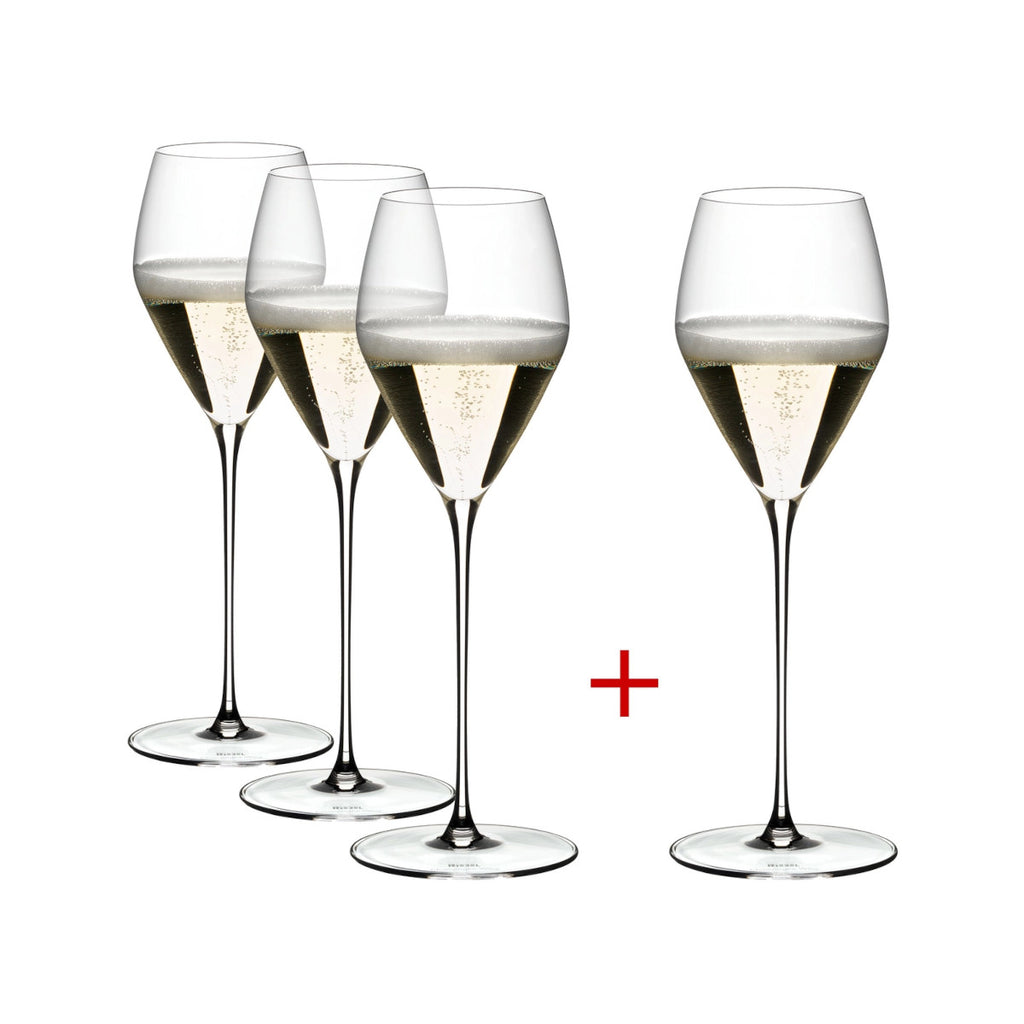 RIEDEL Veloce Champagne Glass 327ml (Pay 3 Get 4) | Minimax