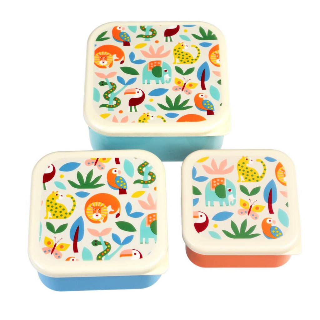 Rex London Snack Box Set of 3 - Wild Wonders | Minimax