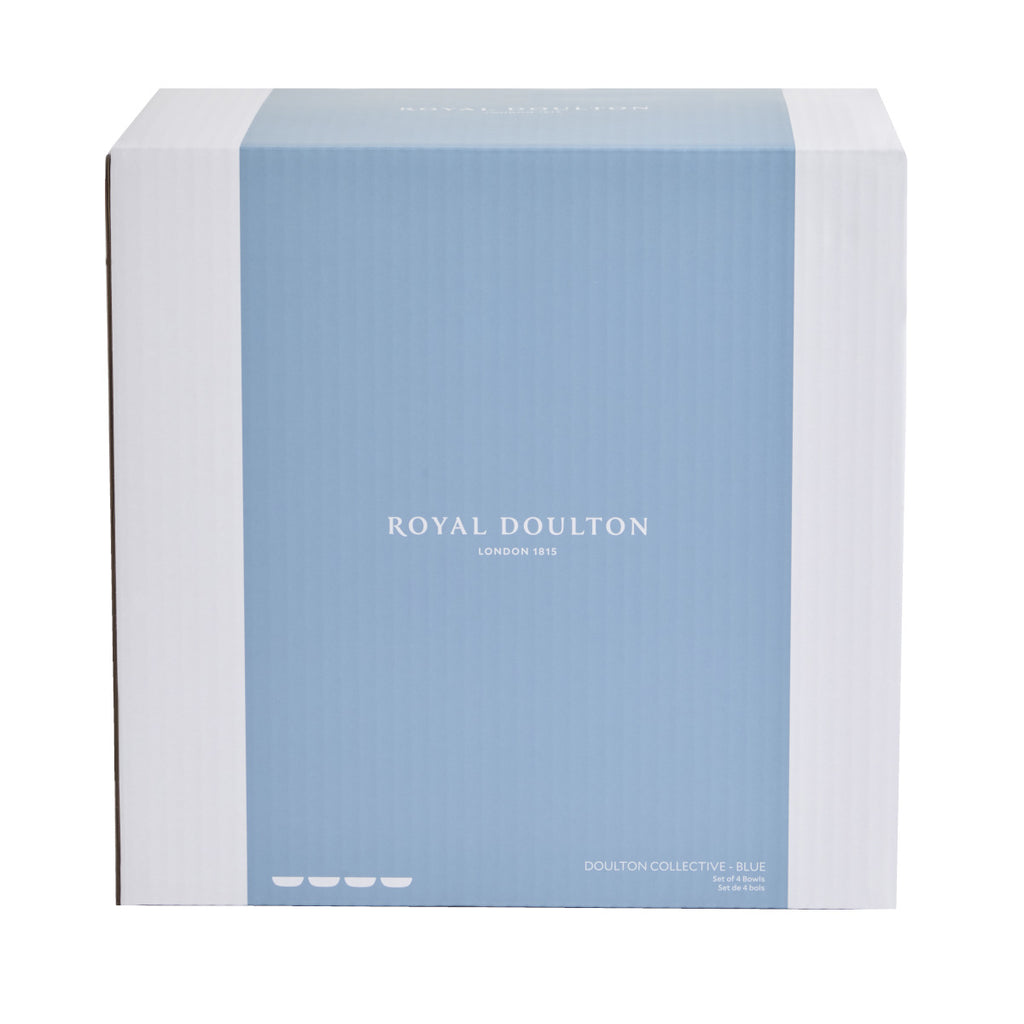 Royal Doulton Collective Pasta Bowl Blue (Set of 4) | Minimax