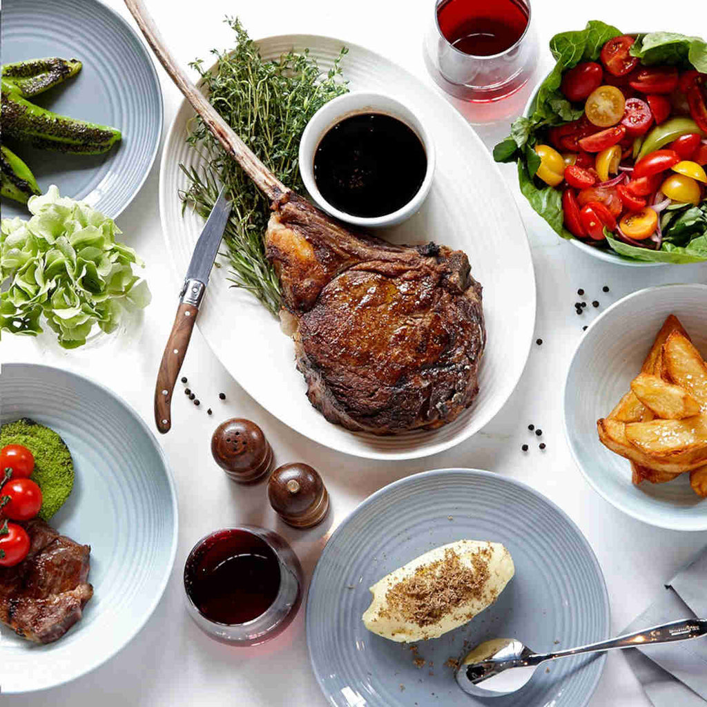 Royal Doulton Gordon Ramsay Maze Dinner Set Blue 12 Piece | Minimax