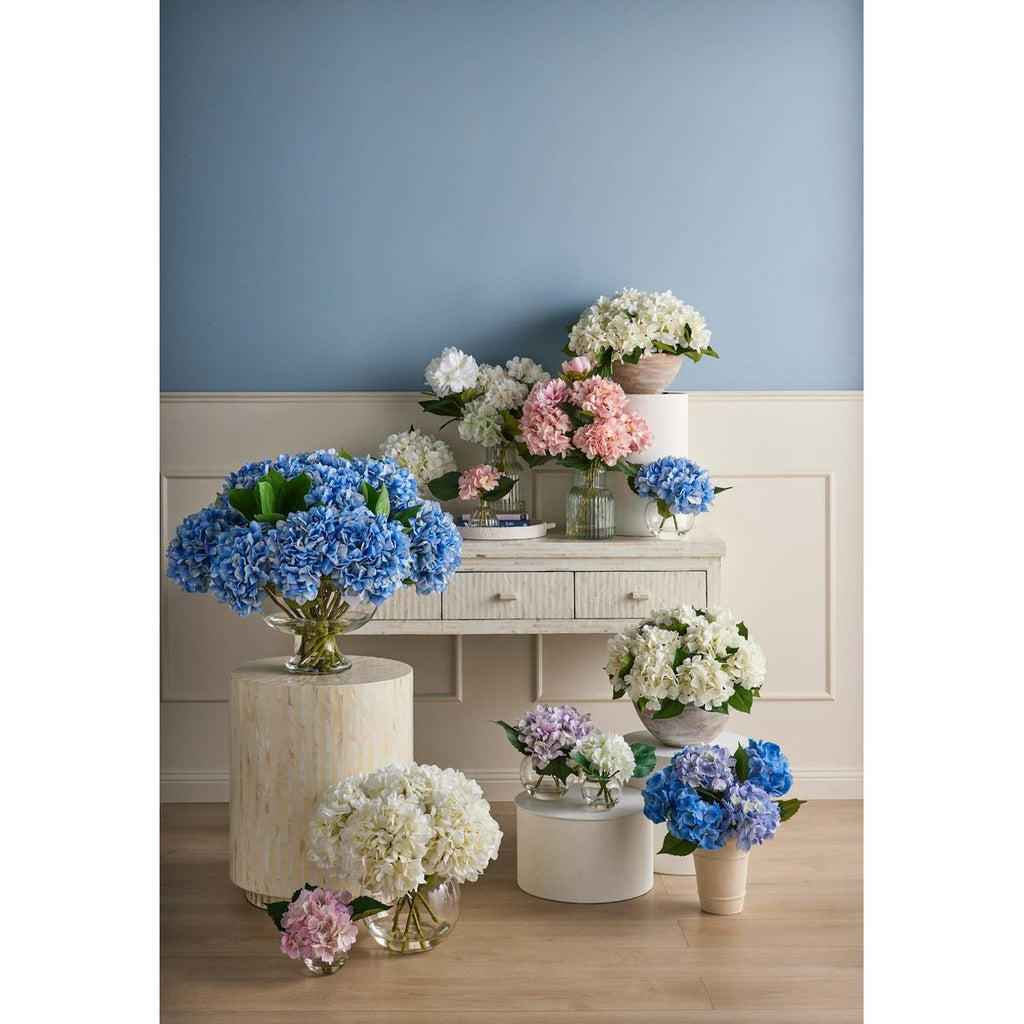 Rogue Hydrangea-Sphere Vase White 30x25x25cm – Minimax