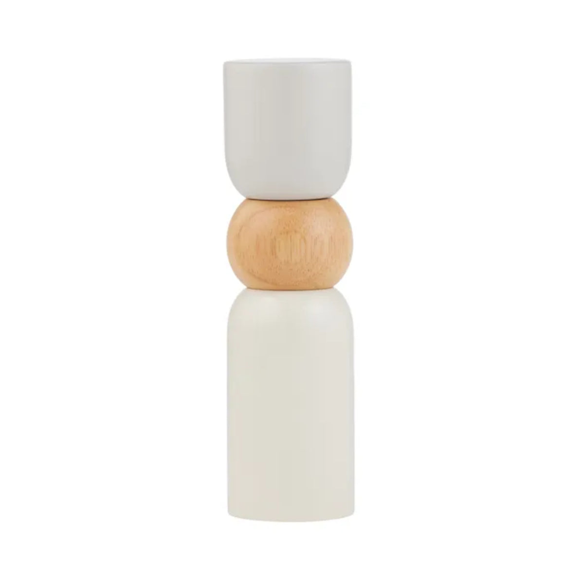 Assemble Pisces Wood S&P Grinder Taupe 5.5x20cm | Minimax