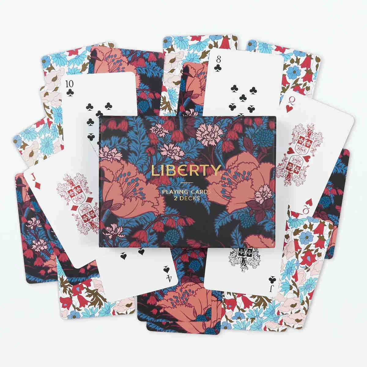 Galison Liberty Floral Playing Card Set | Minimax