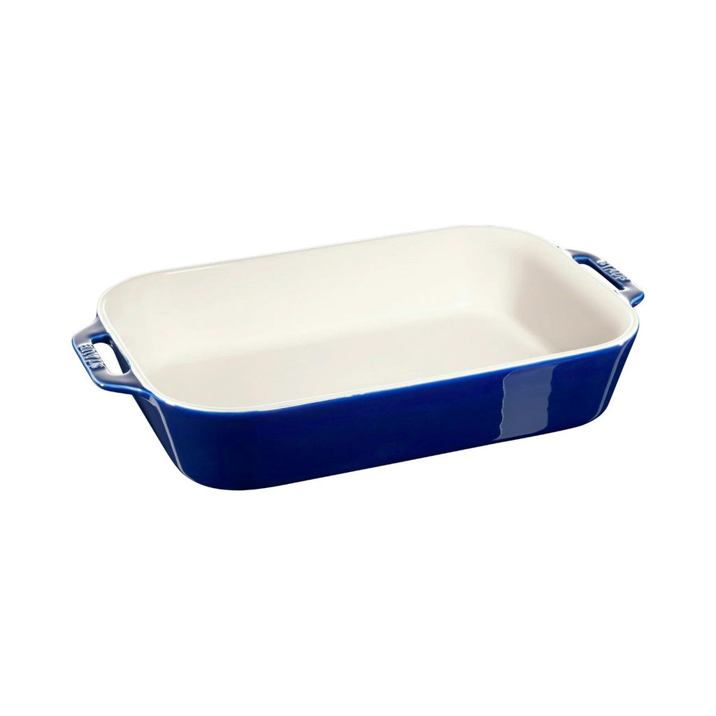 Staub Ceramic Gratin Rectangular Blue - 34 x 24cm | Minimax