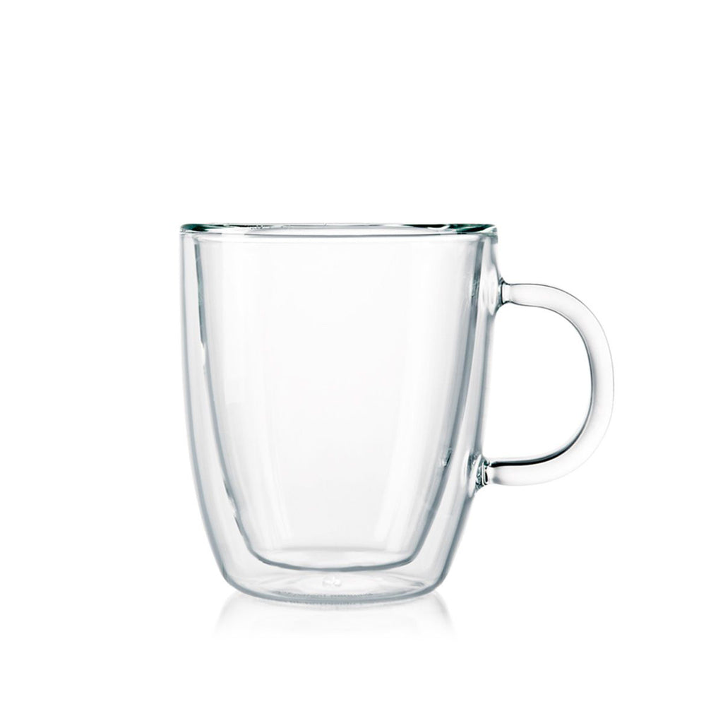 Bodum Bistro Double Wall Mugs with Handle 300ml (Set of 2) | Minimax
