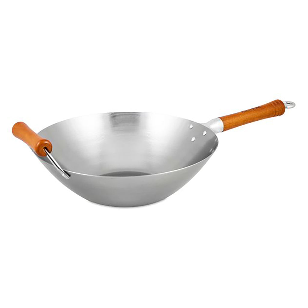 Ken Hom Carbon Steel Wok 32cm | Minimax