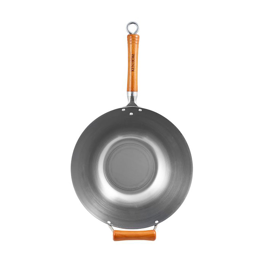 Ken Hom Carbon Steel Wok 32cm | Minimax
