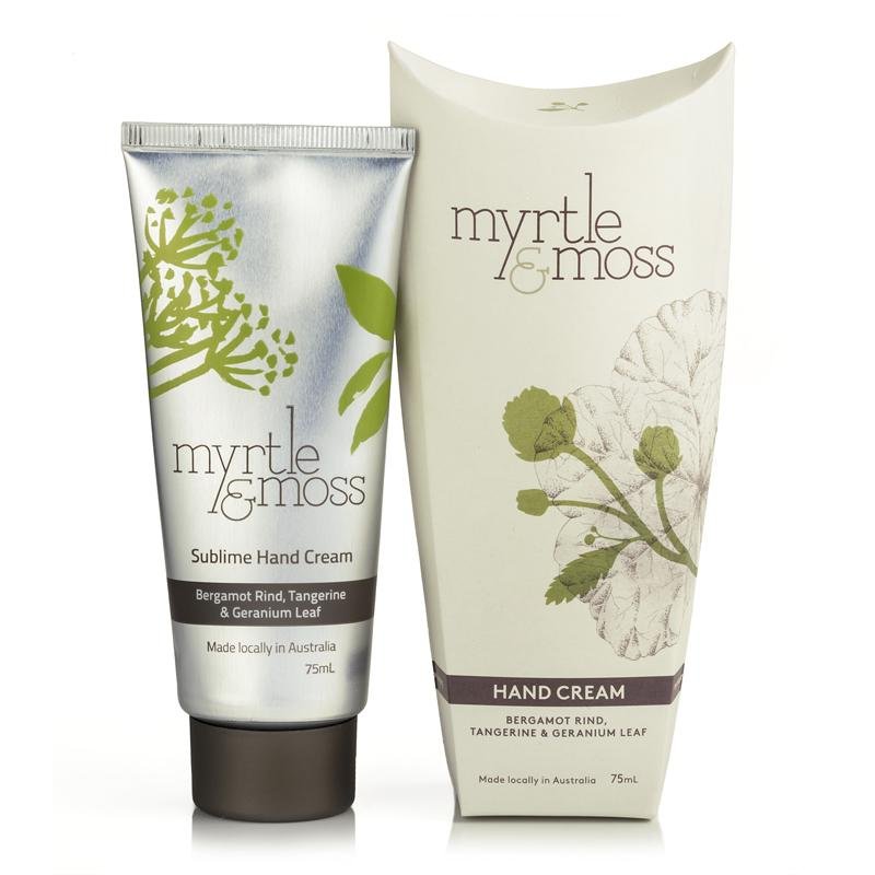 Myrtle and Moss Bergamot Rind, Tangerine & Geranium Leaf Hand Cream ...