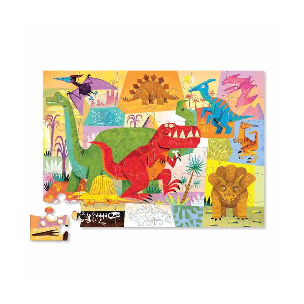 Crocodile Creek Classic Dinosaur Jigsaw Puzzle 36 Piece | Minimax