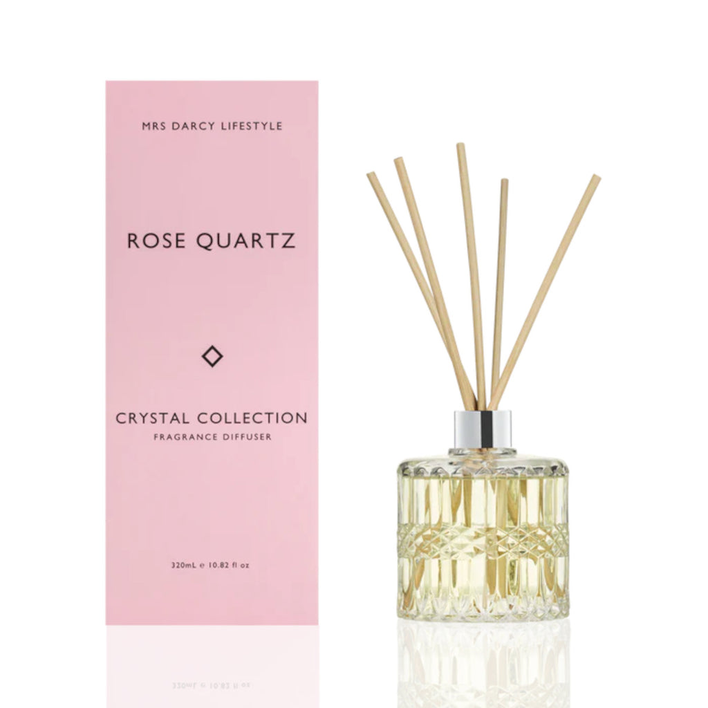 Mrs Darcy Rose Quartz Peonies + Fresh Roses Diffuser 320ml | Minimax