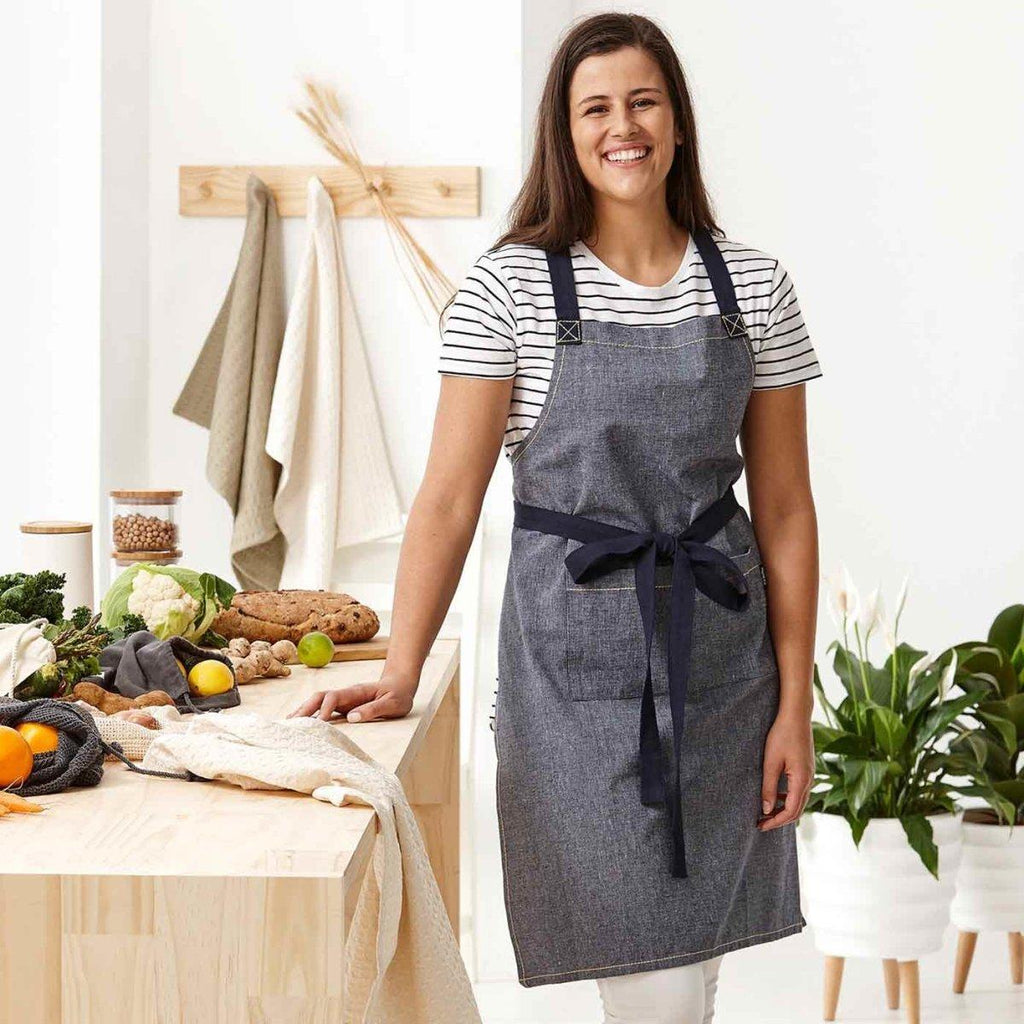 Ladelle Eco Recycled Apron Charcoal | Minimax