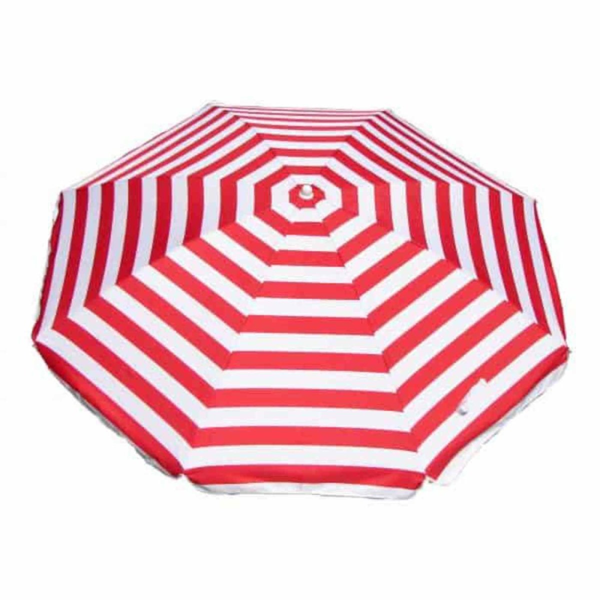 Red And White Beach Umbrella