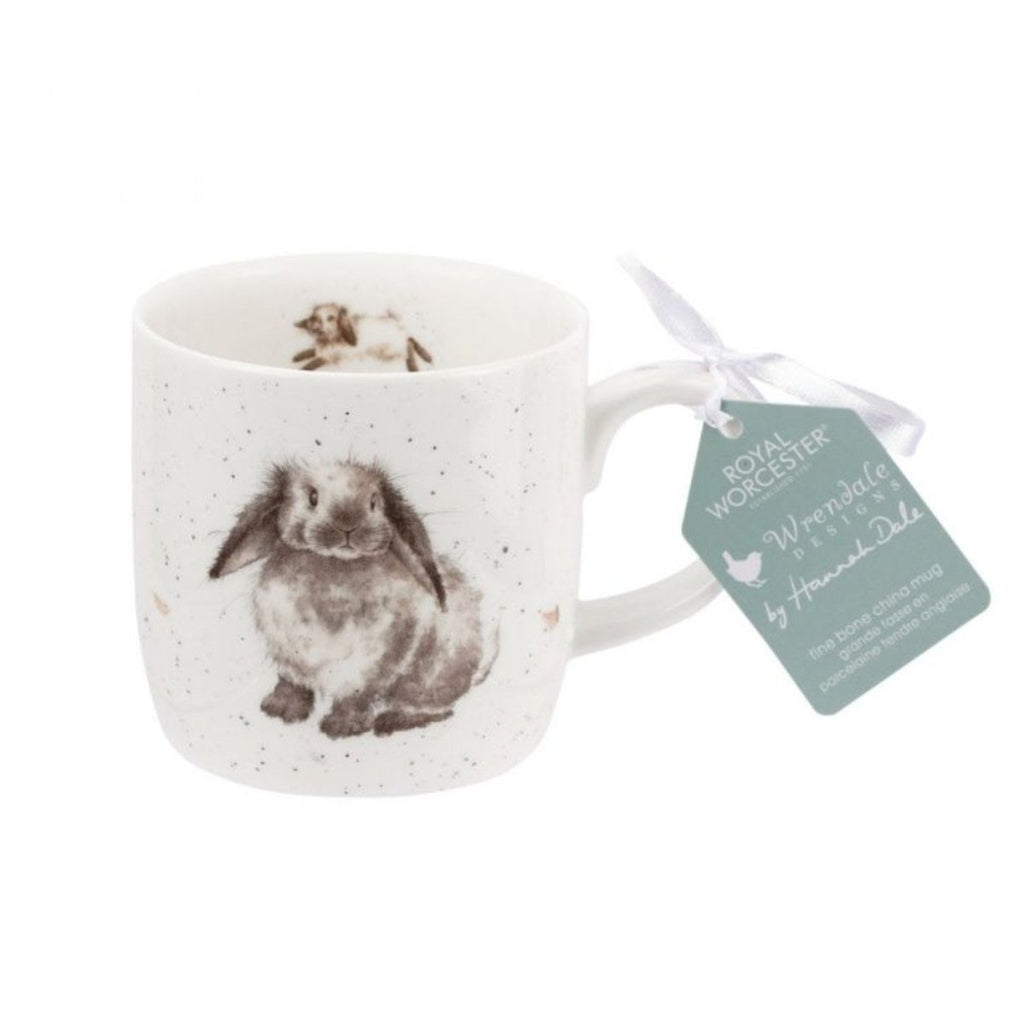 Royal Worcester Wrendale Designs Rosie Rabbit Fine Bone China Mug 310ml ...